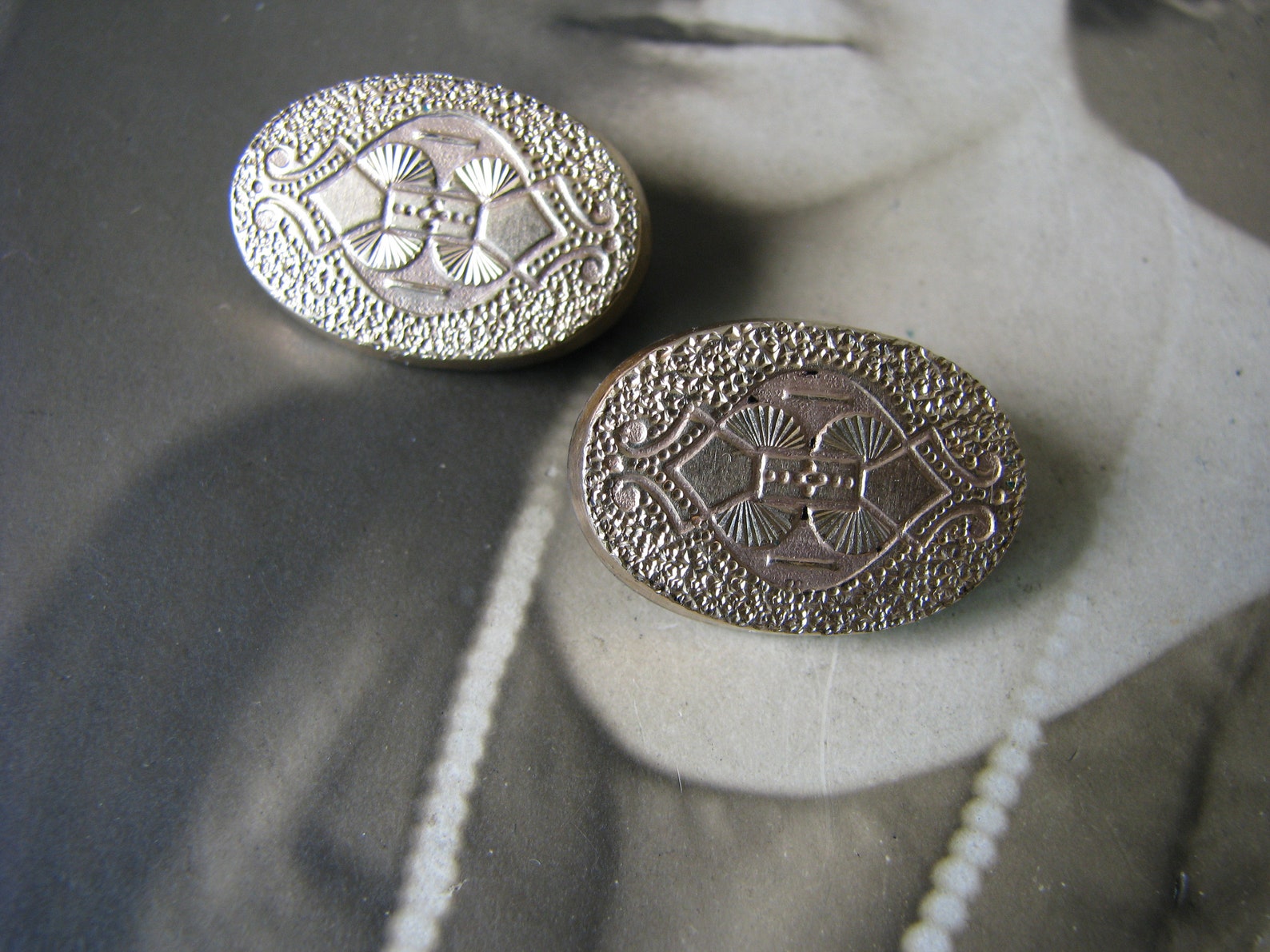 Antique Collar Pins, Victorian Collar Pins, Gold Filled Collar Pins ...