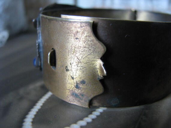 Art Deco Paste Bracelet, Colored Paste Bracelet, Vict… - Gem