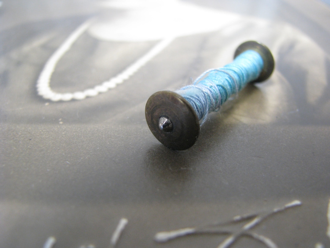 Antique Thread Winder, Antique Spool Bobbin, Victorian Bobbin Winder ...