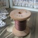 Antique Spool of Thread, Large Antique Spool, Antique Wooden Spool ...