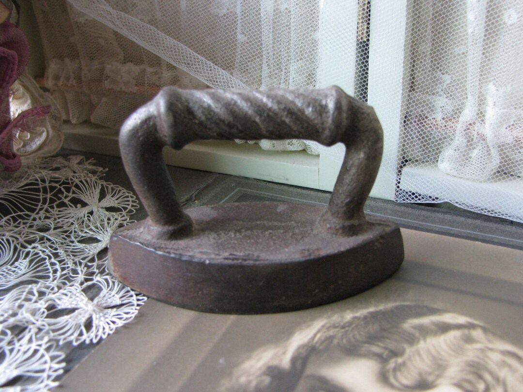 Antique Miniature Sad Iron, Miniature Antique Sad Iron, Primitive Sad ...
