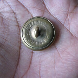 Antique Fire Department Button, Antique Brass Uniform Button, Superior ...