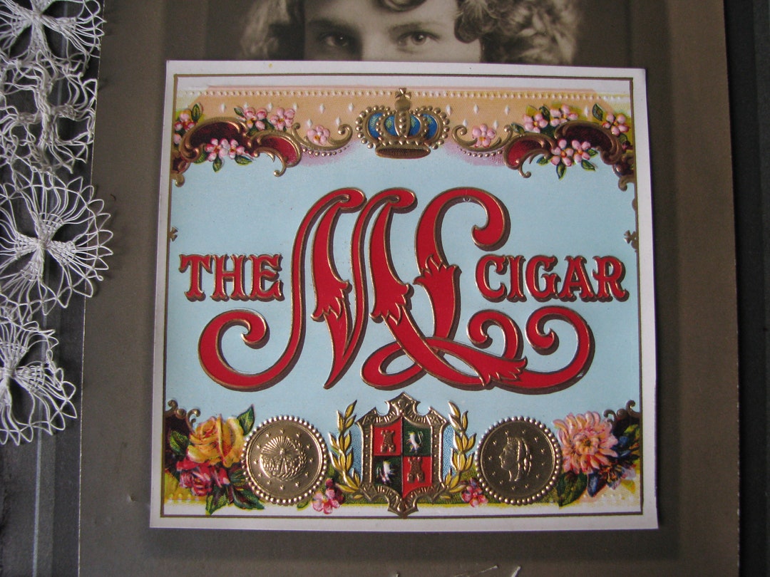 Antique "the M & L Cigar" Embossed Lithograph Cigar Box Label - Etsy