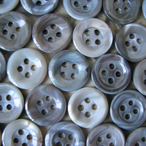 Small Antique Carved Shell Buttons, Antique Mother of Pearl Buttons ...