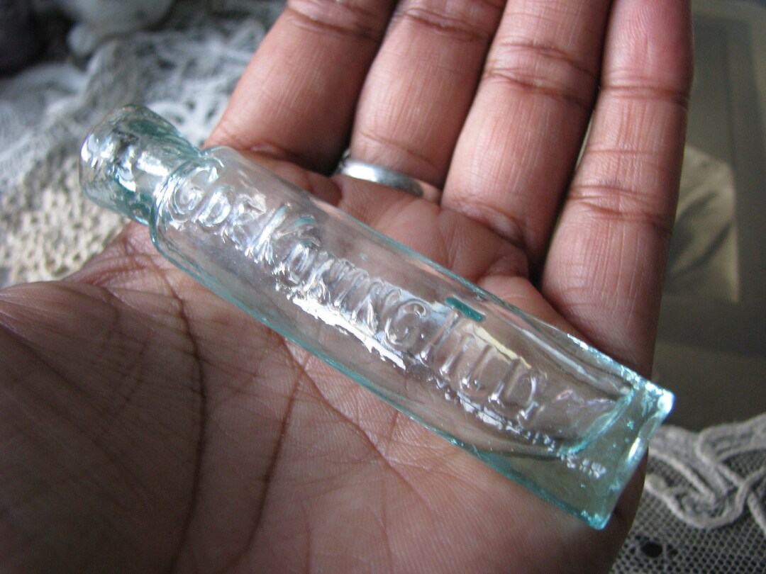 Antique Miniature Bottle, Antique Vial Bottle, Tiny Antique Bottle ...