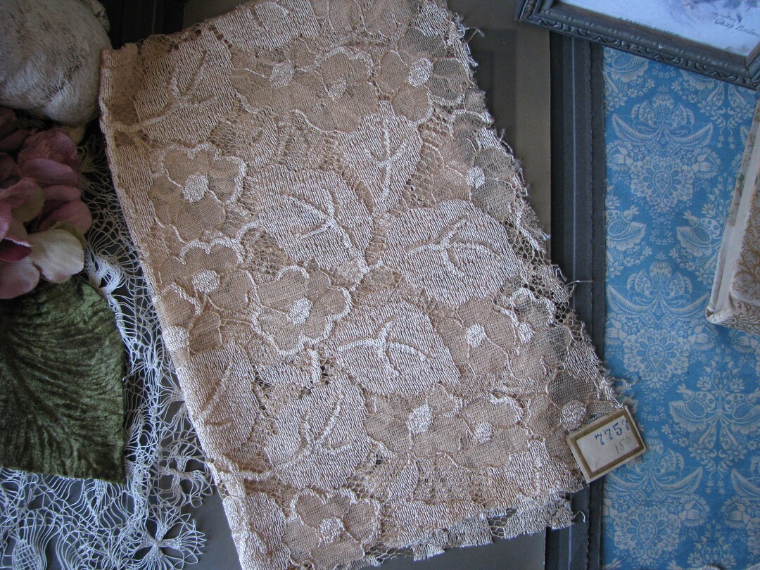 Antique Lace Sample, 1920's Lace Sample, Haute Couture Lace Sample ...