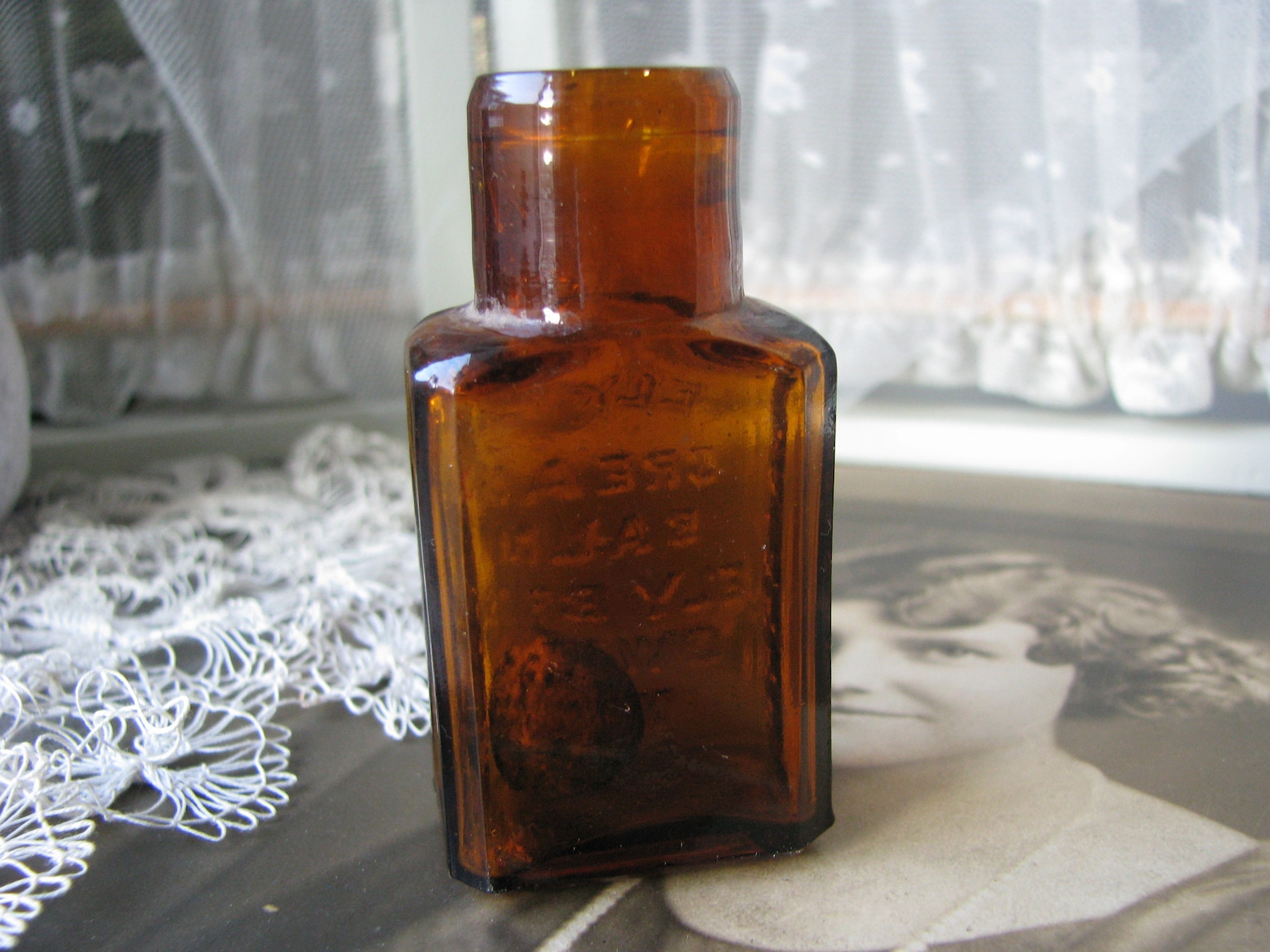 Antique Sample Bottle Antique Quack Bottle Embossed Medicine - Etsy