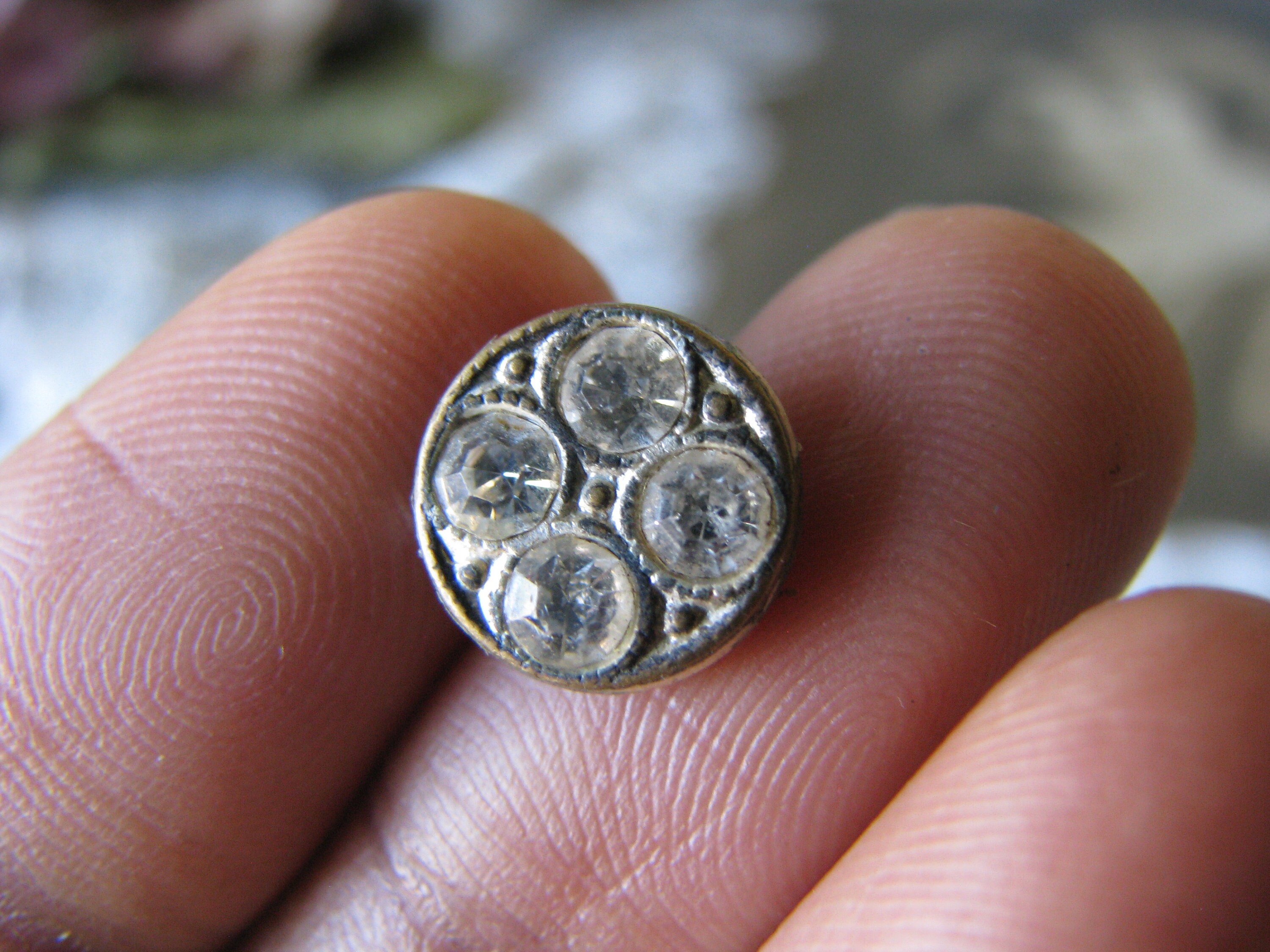 Antique Paste Button Victorian Paste Button Antique Sewing | Etsy