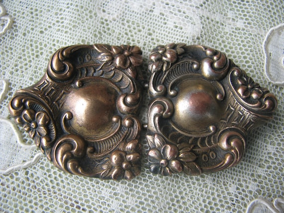 Antique Belt Buckle, Victorian Dress Buckle, Antique … - Gem