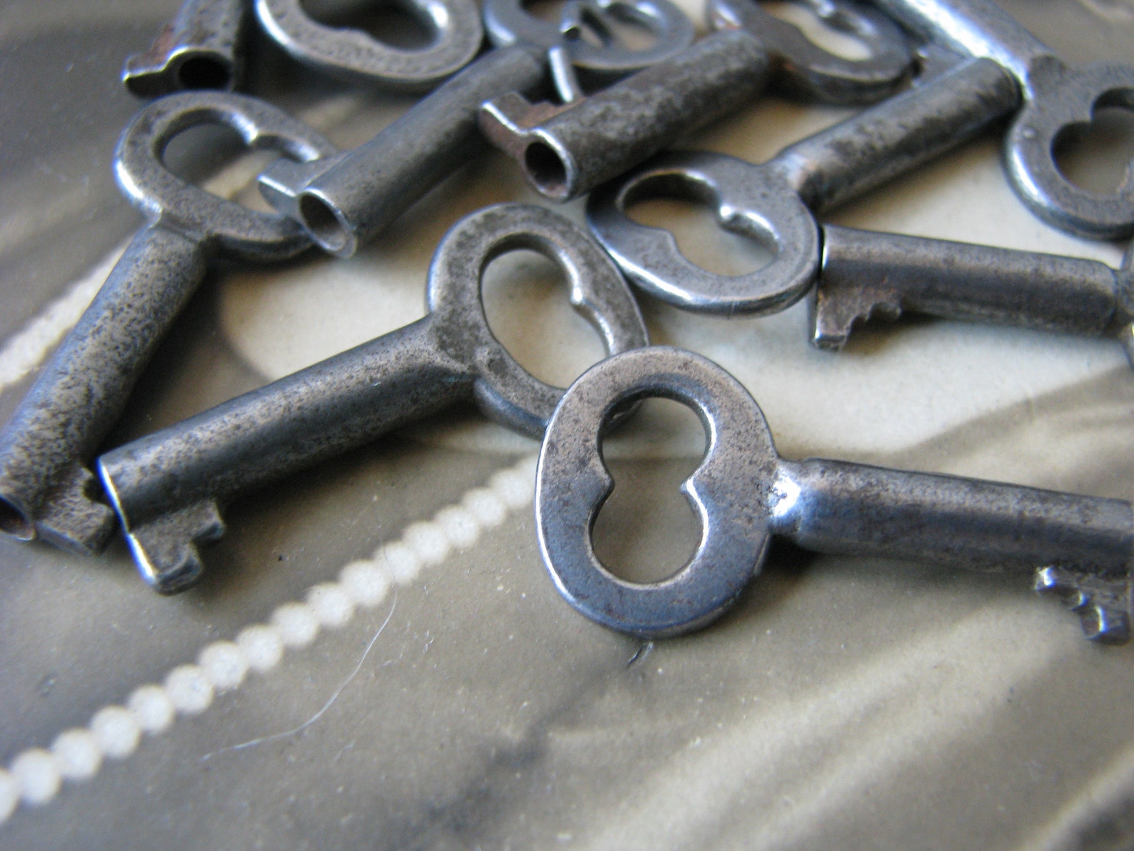 Antique Key Pendant, Small Antique Key, Antique Steampunk Key ...