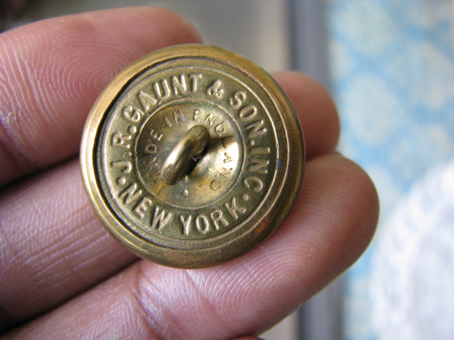 Antique Fire Department Button Antique Brass Uniform Button - Etsy