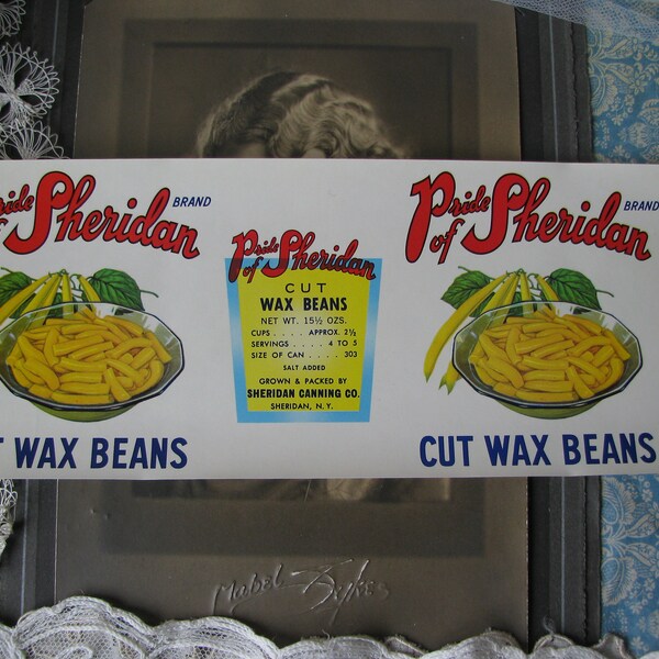 Vintage Beans Label - Etsy