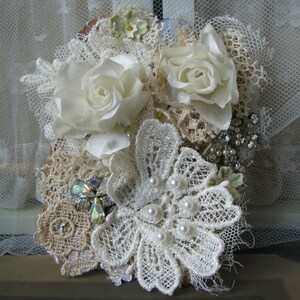 Wedding Lace Collage, Wedding Album Decor, Antique Lace Collage ...