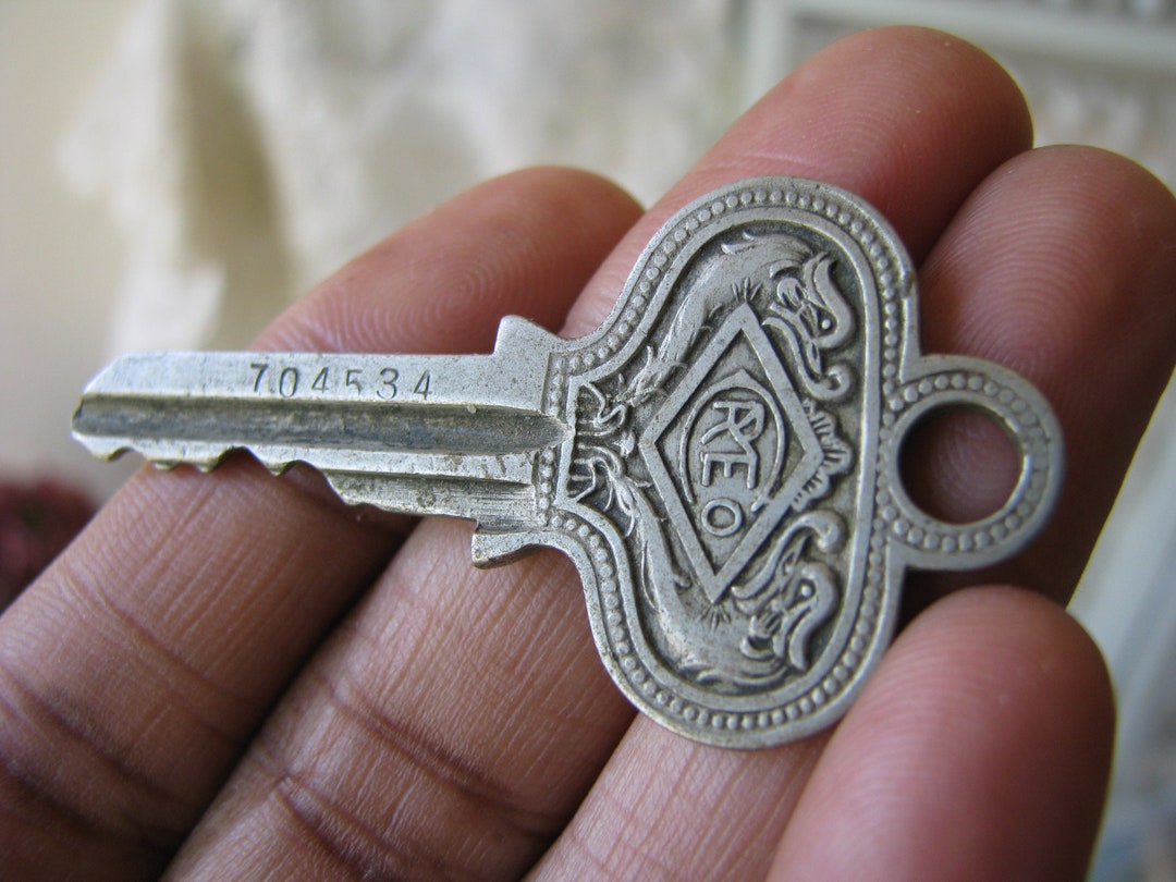 Antique Brass Key, Flat Brass Key, Antique Russwin Key., Antique Pin ...