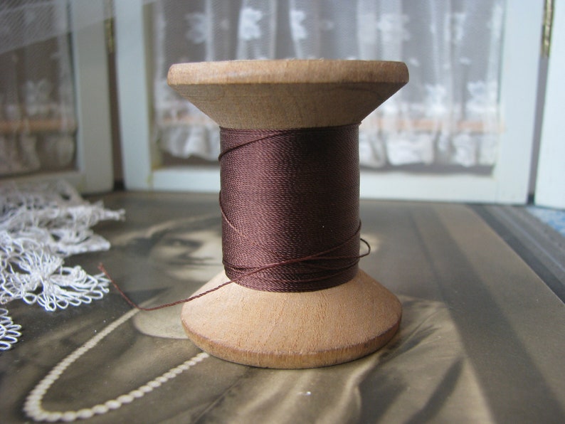 Antique Spool of Thread Large Antique Spool Antique Wooden | Etsy