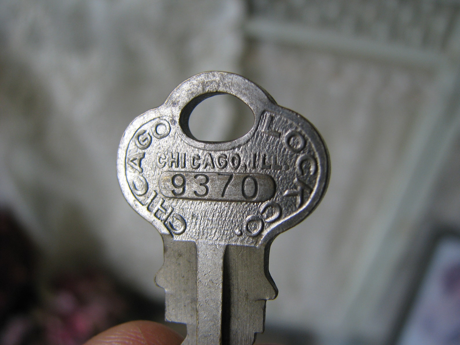 Vintage Brass Key, Chicago Lock Co., Vintage Pin Tumbler Key, Grip ...