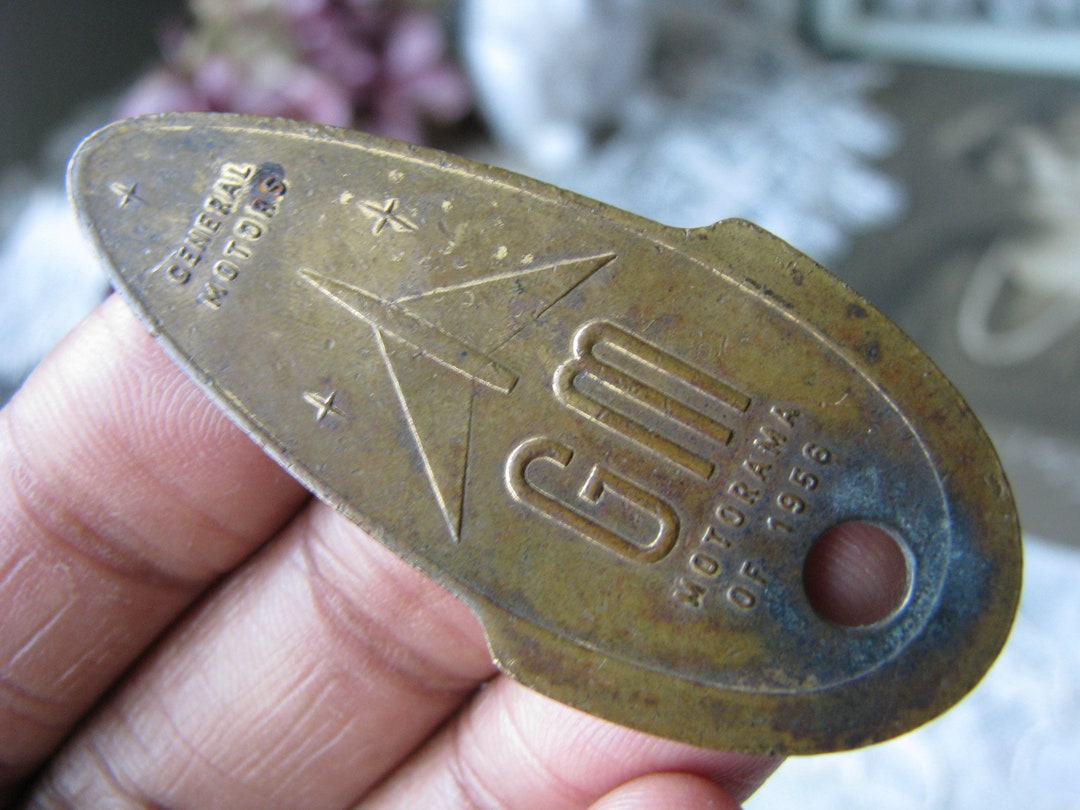 General Motors Key Fob, Vintage GM Key Fob, Chevrolet Key Fob, Vintage ...