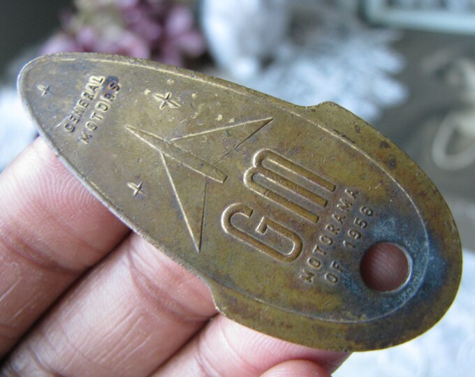 General Motors Key Fob, Vintage GM Key Fob, Chevrolet Key Fob, Vintage ...