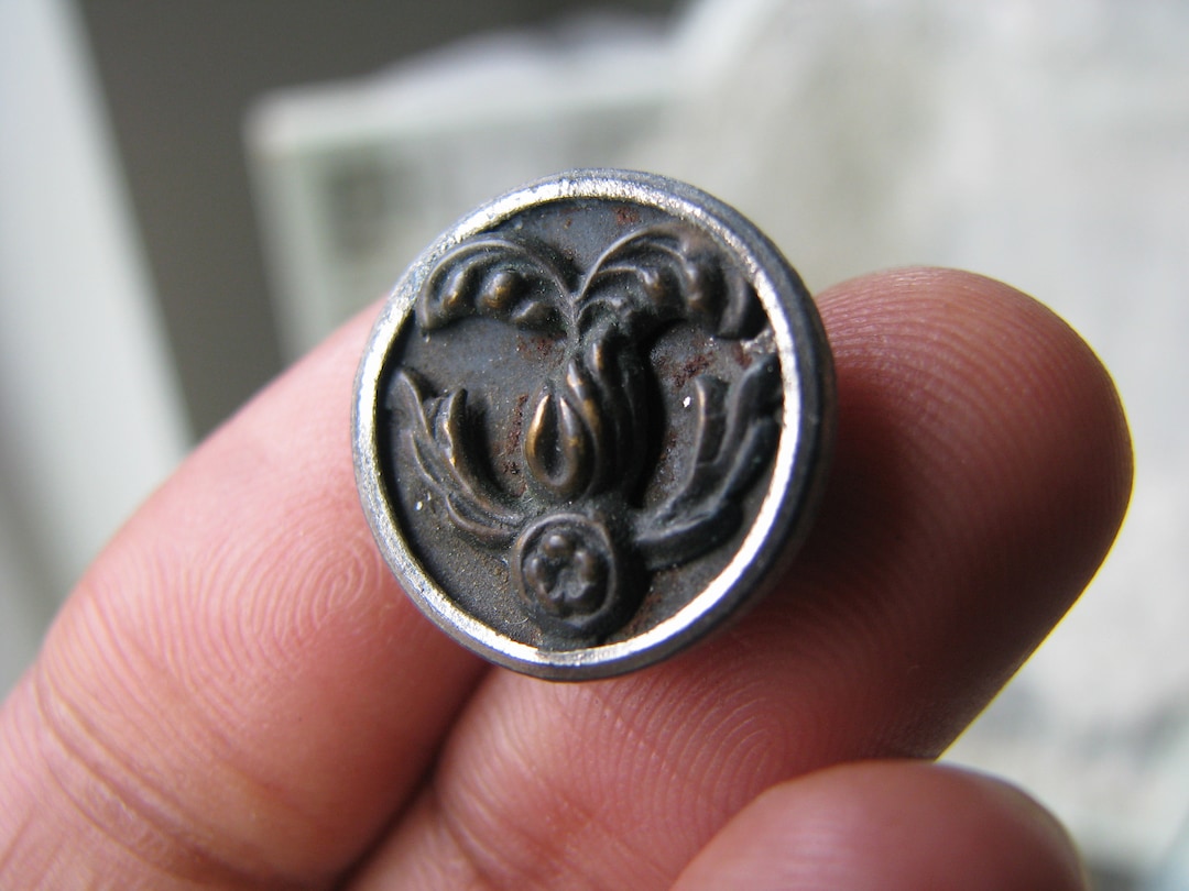 Antique Picture Button, French Antique Button, Antique French Button ...