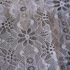 Antique Lace Sample, 1920's Lace Sample, Haute Couture Lace Sample ...