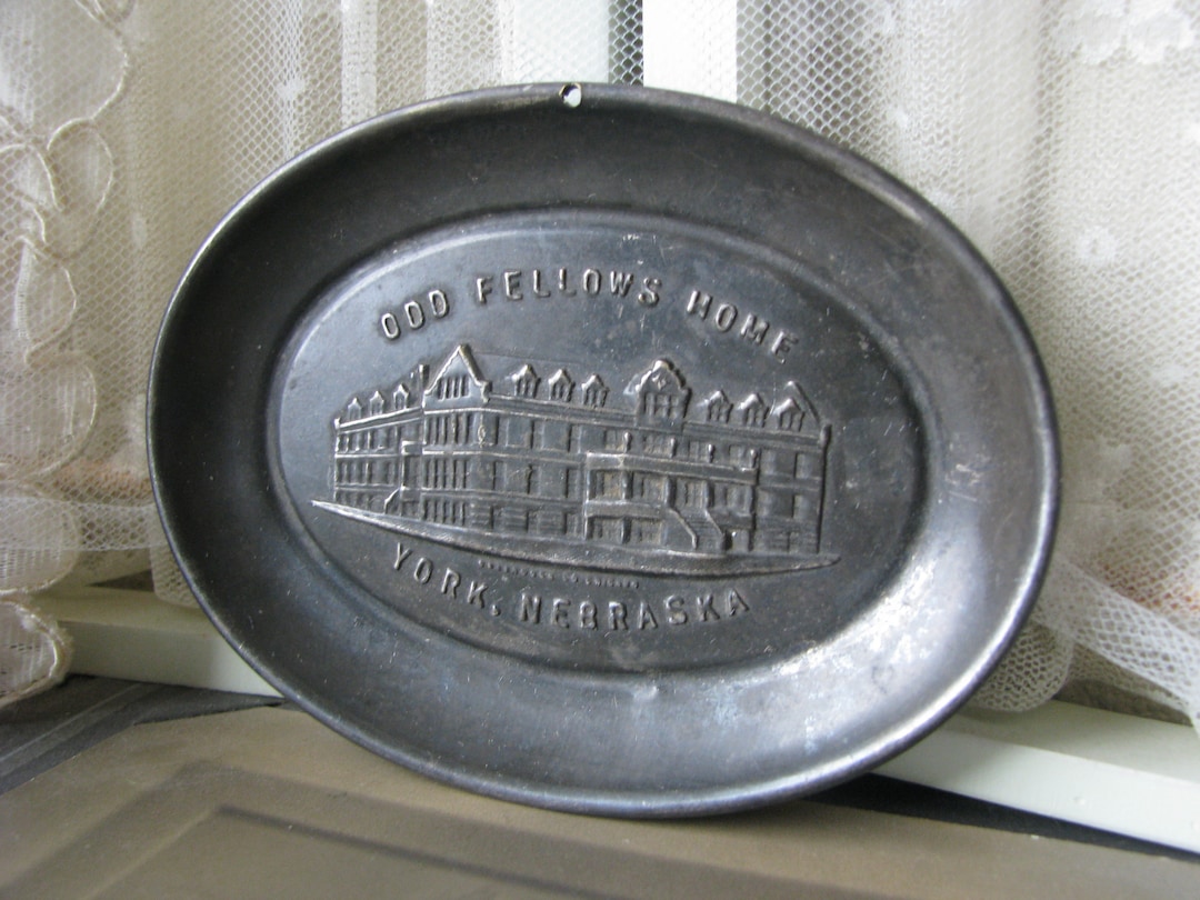 Antique Coin Dish, Antique Tip Dray, Odd Fellows Tip Tray, Odd Fellows ...