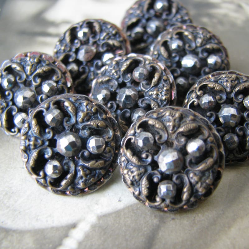 Cut Steel Buttons - Etsy