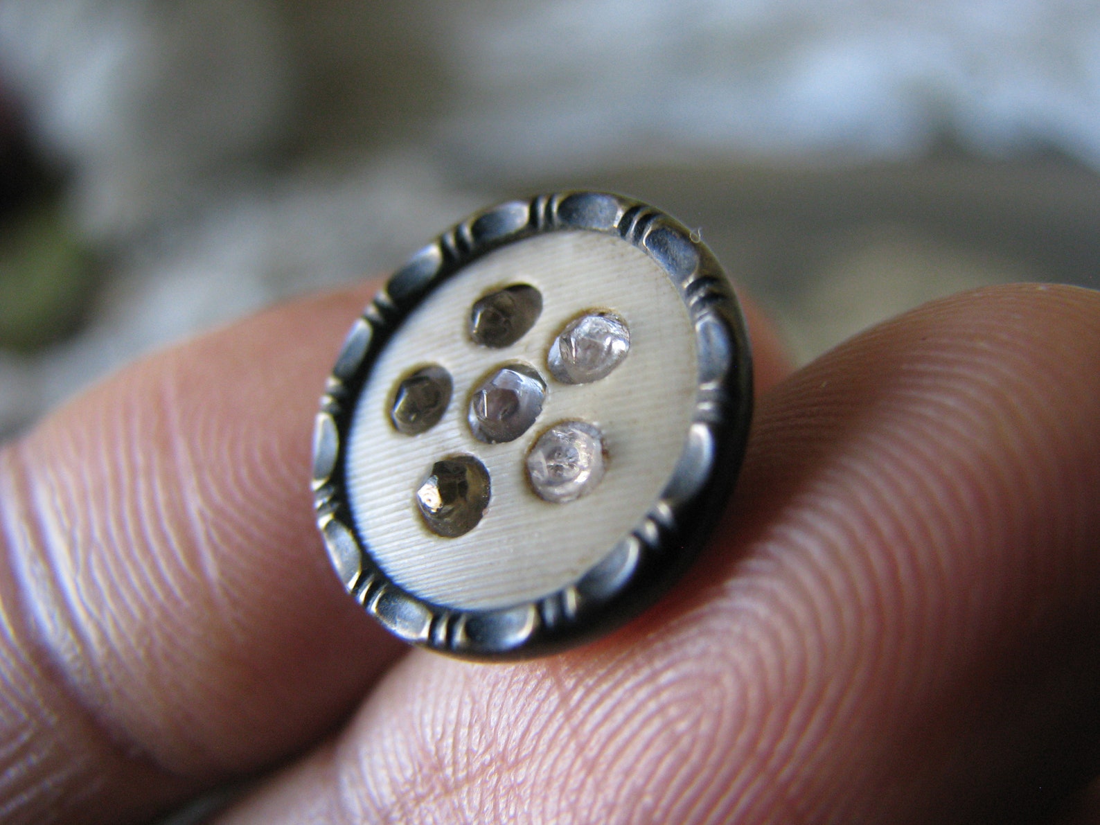 Antique Paste Button Victorian Paste Button Antique Sewing - Etsy