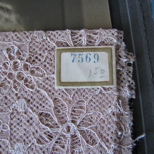 Antique Lace Sample, 1920's Lace Sample, Haute Couture Lace Sample ...