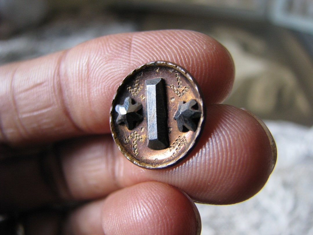 Antique Cut Steel Buttons, Victorian Cut Steel Buttons, Ornate Cut ...