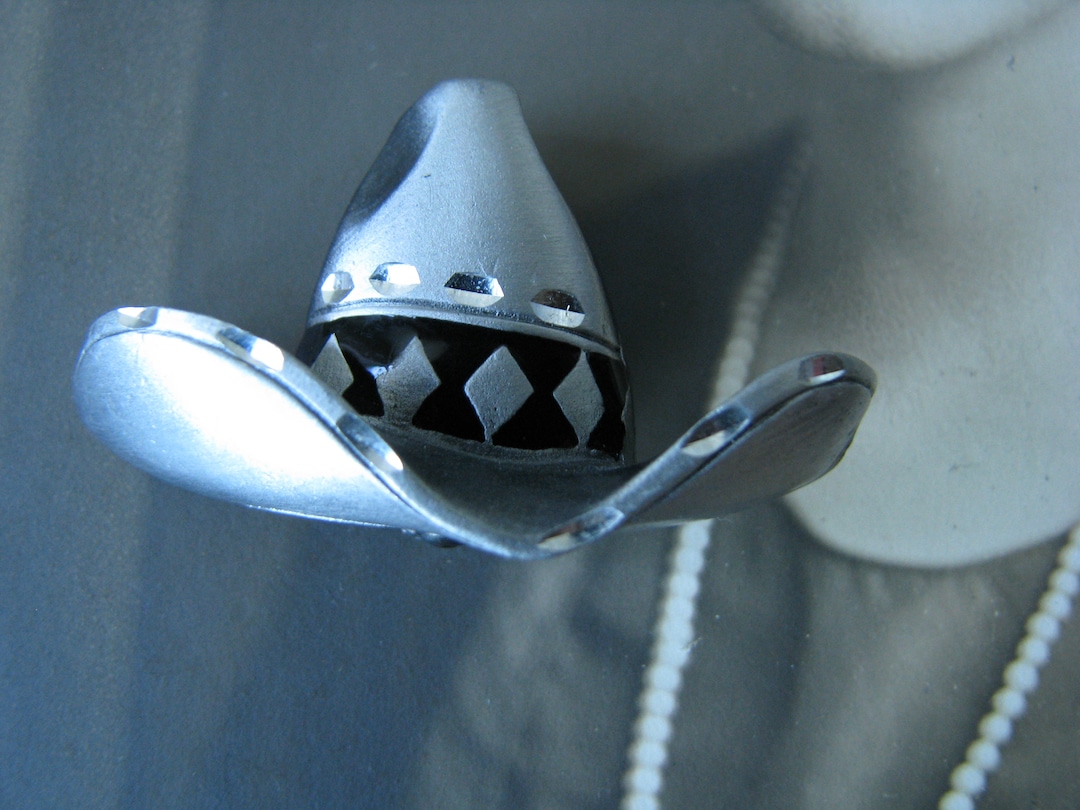 Cowboy Hat Pin, Vintage Hat Pin, Cowboy Novelty Pin, Southwestern Hat ...