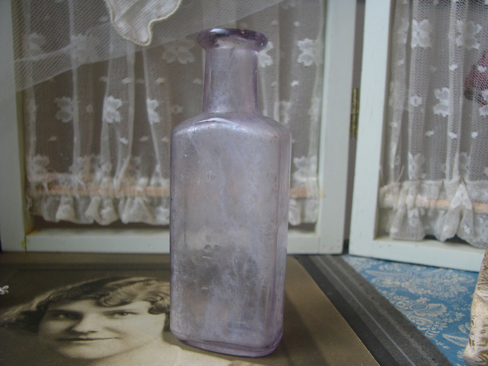 Antique Vial Bottle Antique Miniature Bottle Sun Purple - Etsy