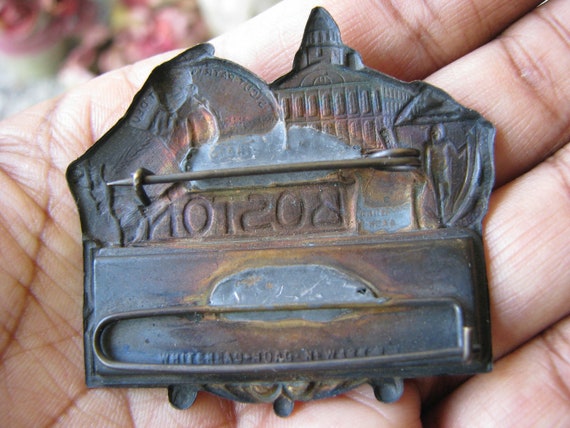 Antique Secretary Pin, Boston Capitol Secretary Badge… - Gem