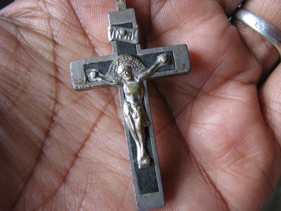 Antique Large Crucifix, French Gothic Crucifix, Victo… - Gem