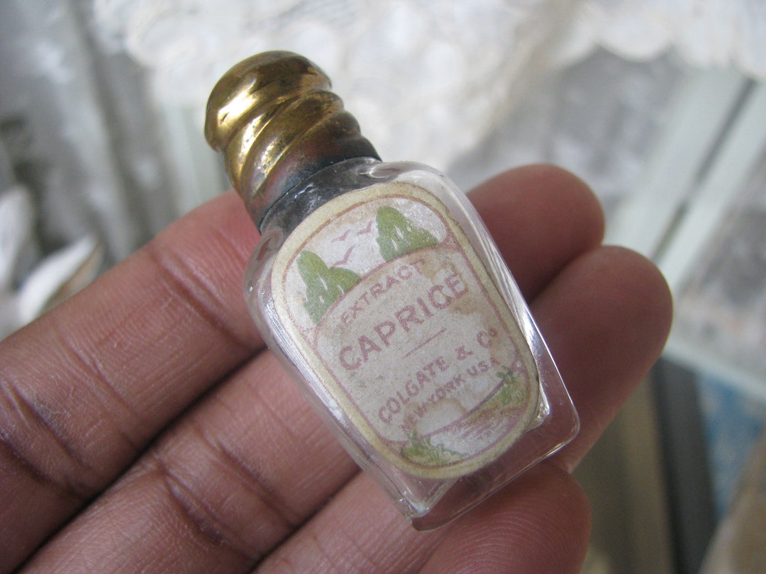 Antique Miniature Perfume Bottle, Sun Purple Glass Bottle, Mini Perfume ...