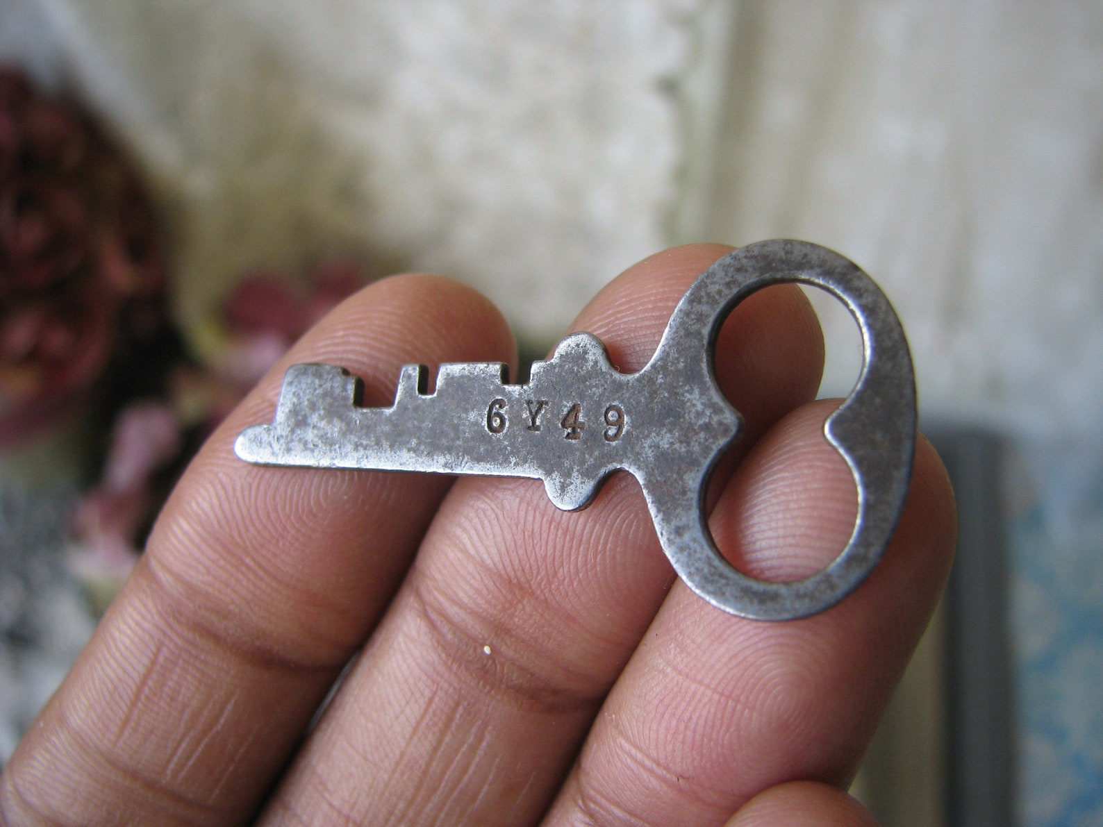 Antique Flat Key Flat Padlock Key Eagle Lock Co. Terryville | Etsy