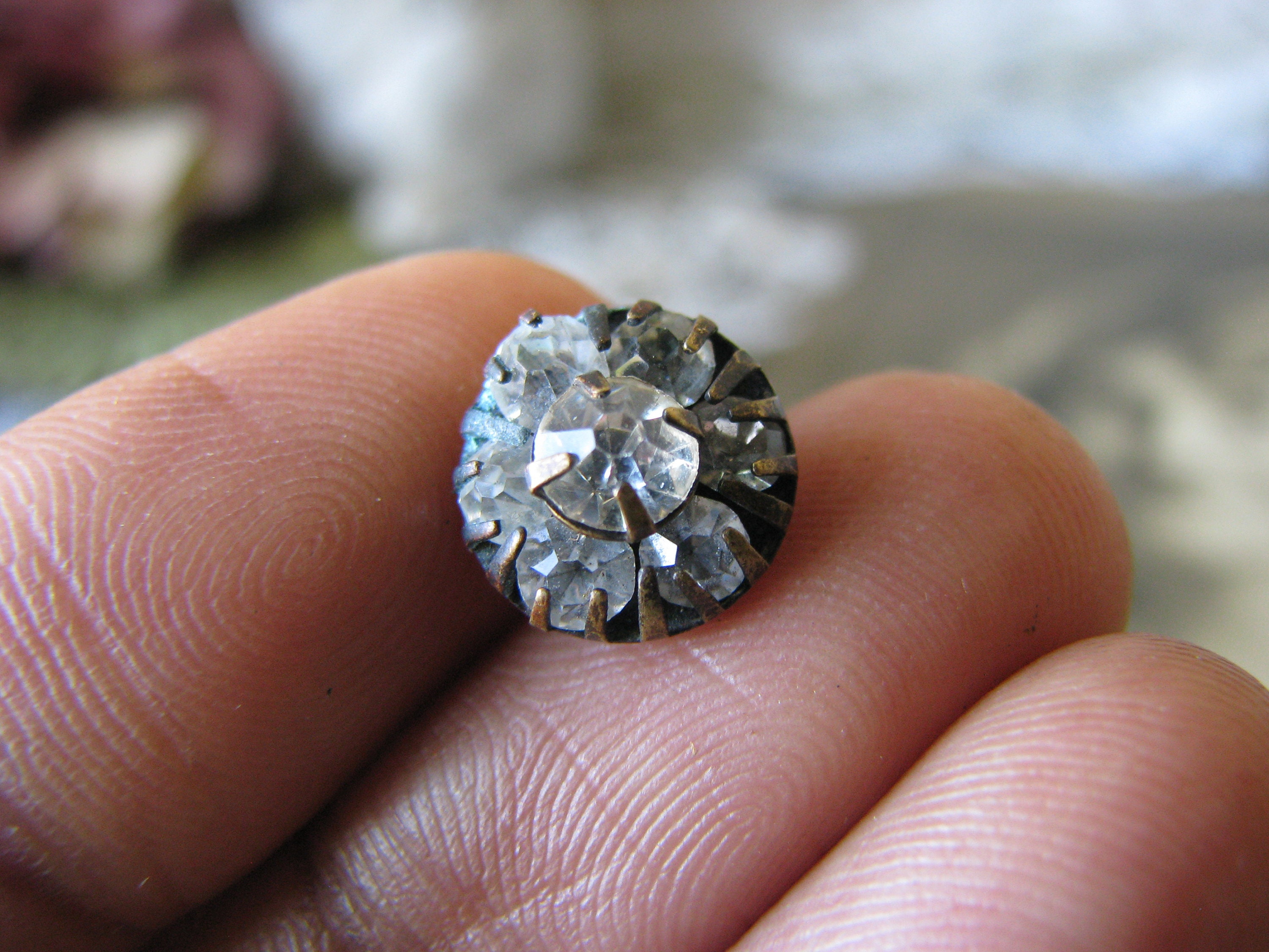 Antique Paste Button Victorian Paste Button Antique Sewing | Etsy