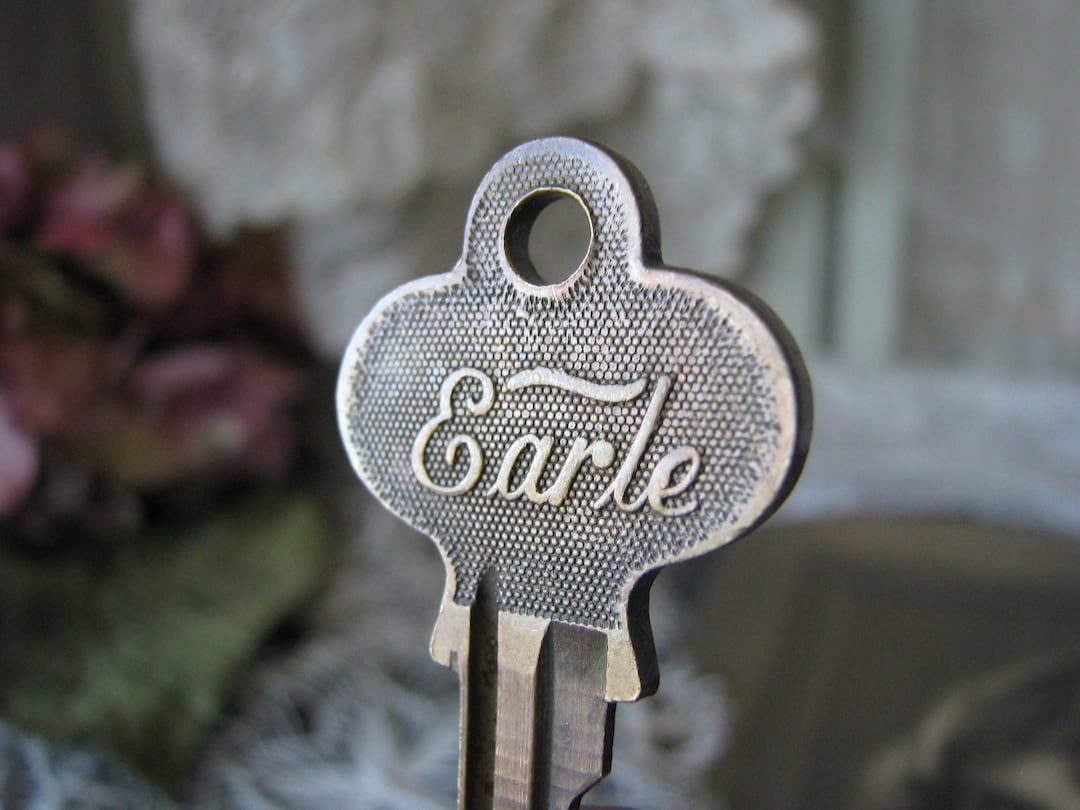 Antique Brass Earle & Co. Clover Key, Steampunk Jewelry - Etsy