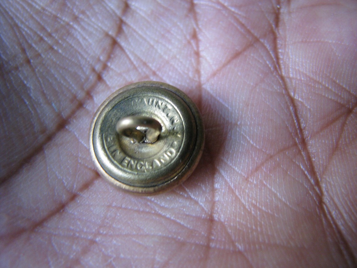 Antique Fire Department Button, Antique Brass Uniform Button, J. R ...