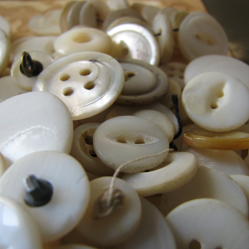 Antique Buttons Shell - Etsy
