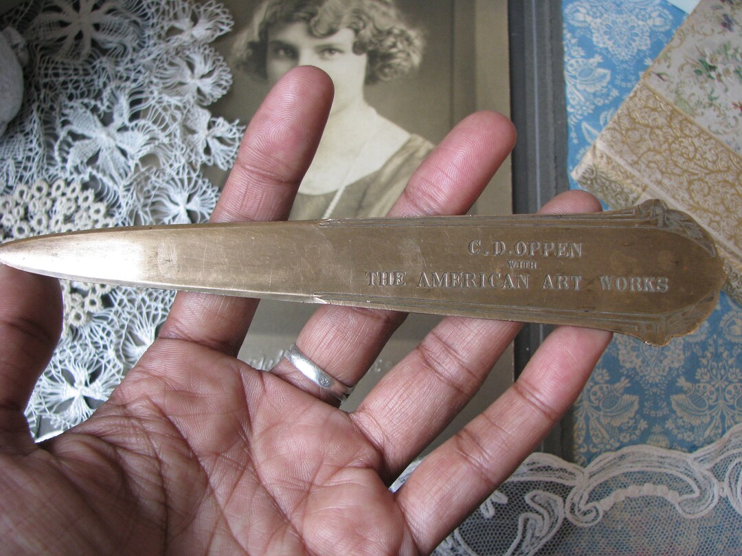 Antique Letter Opener, Antique Advertising Letter Opener, Antique ...