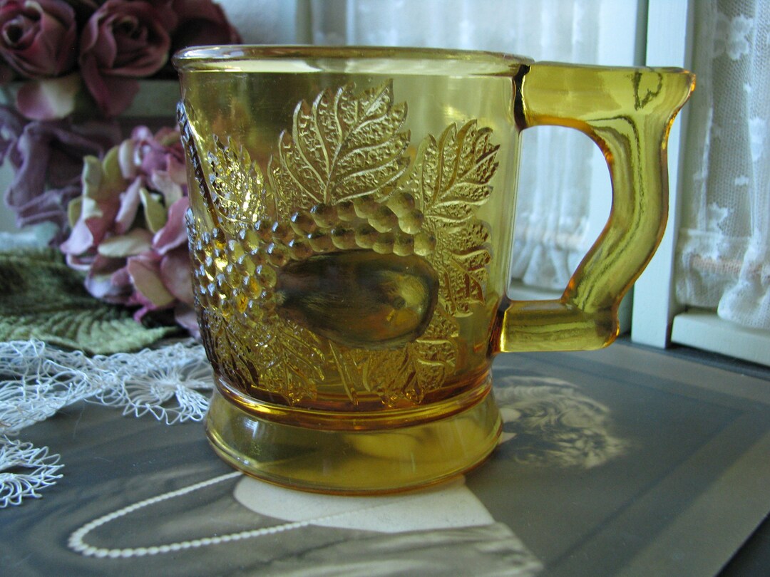 Antique Glass Cup, EAPG Glass Cup, Early American Pattern Glass Cup ...