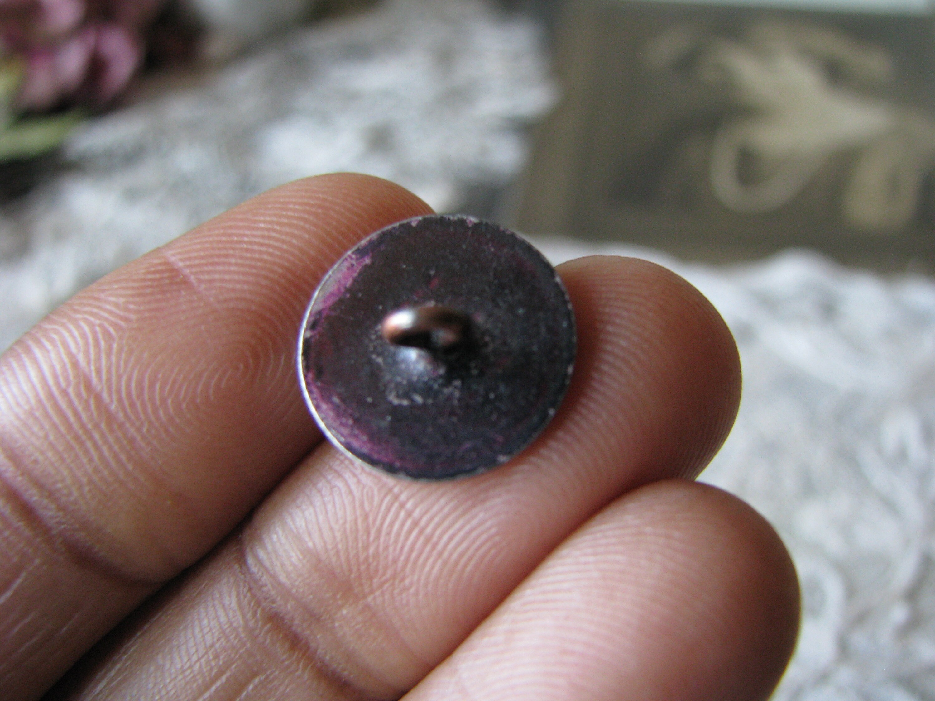 Antique Pewter Button, Victorian Pewter Button, Antique Picture Button ...