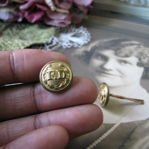 RARE Antique Fire Department Buttons, Antique Brass Uniform Buttons ...