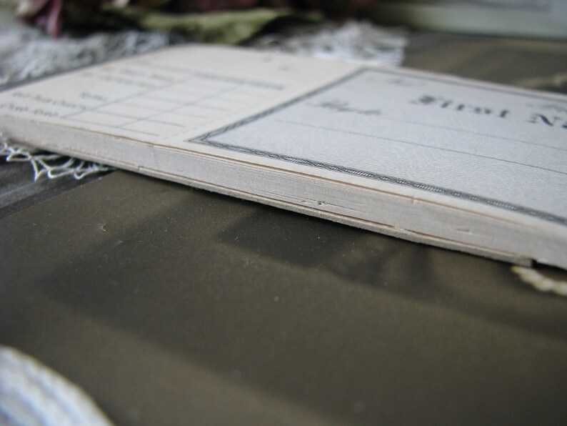Antique Blank Checkbook, First National Bank Ephemera - Etsy