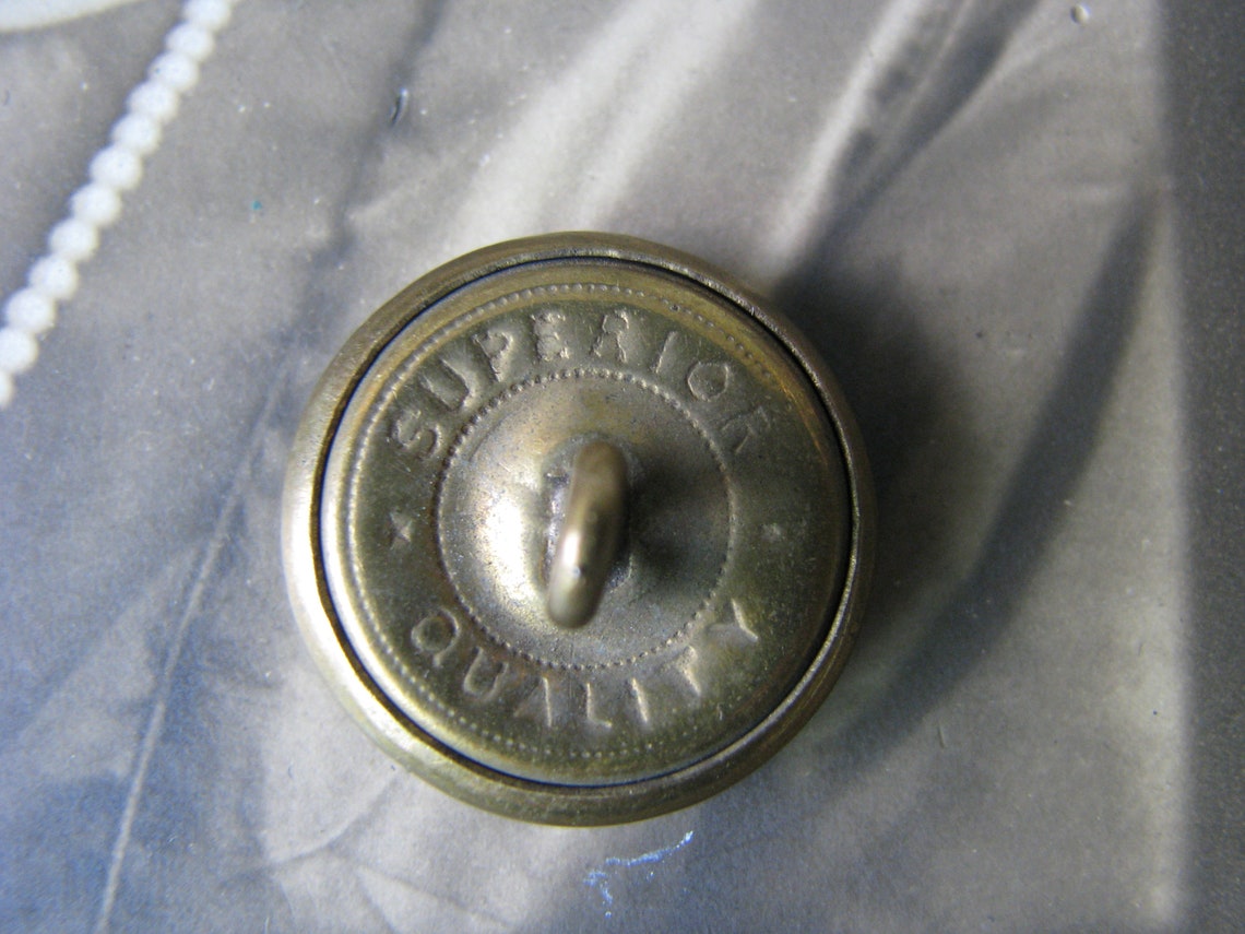 Antique Fire Department Button Antique Brass Uniform Button - Etsy