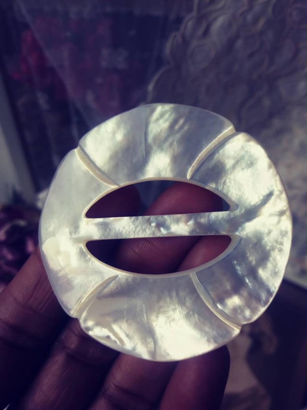 Antique Art Deco Mother of Pearl Belt Buckle, Bridal Wedding - Etsy