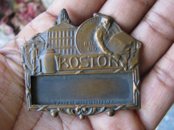 Antique Secretary Pin, Boston Capitol Secretary Badge… - Gem