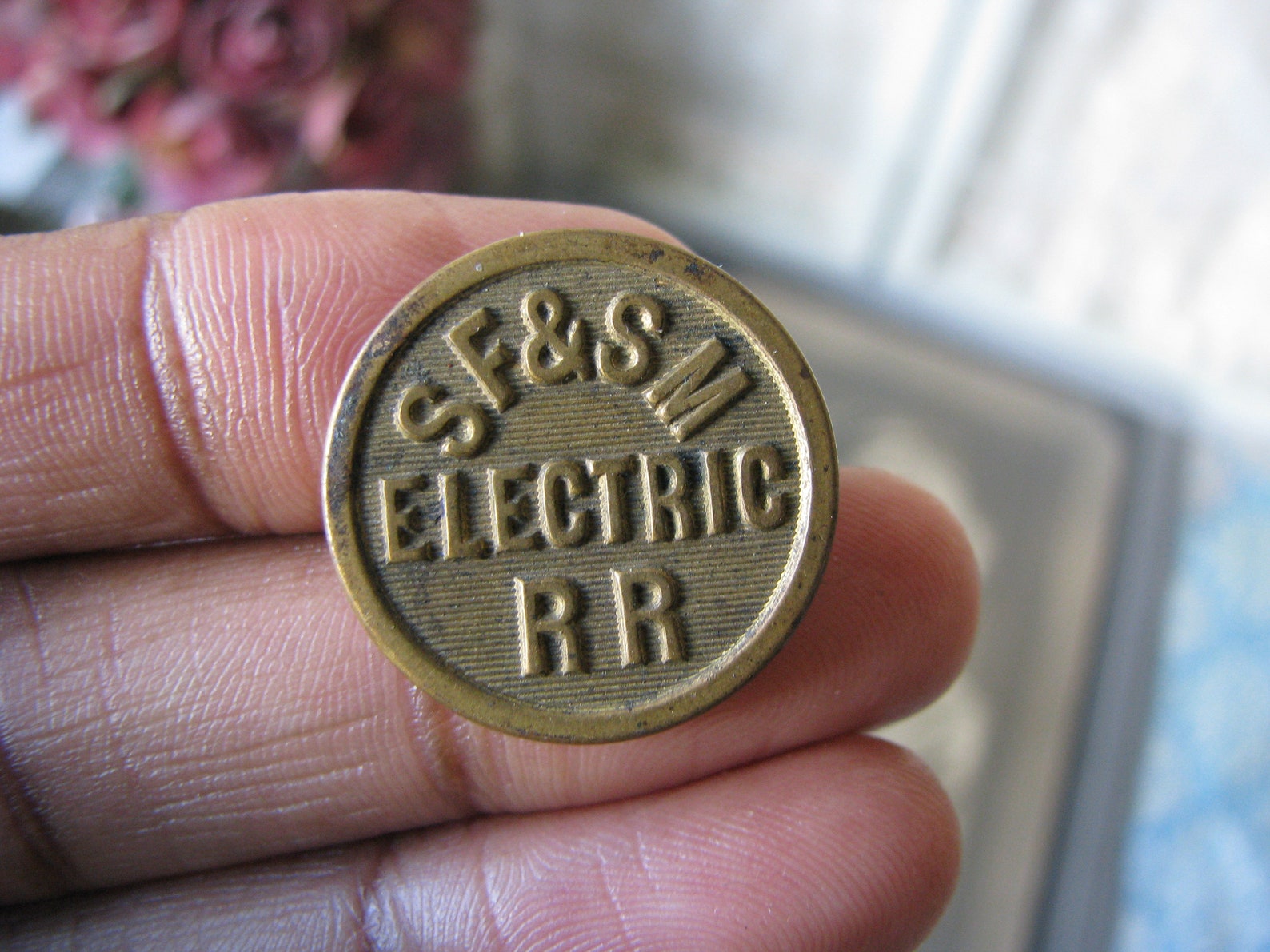 San Francisco Railroad Button Antique Railroad Button - Etsy