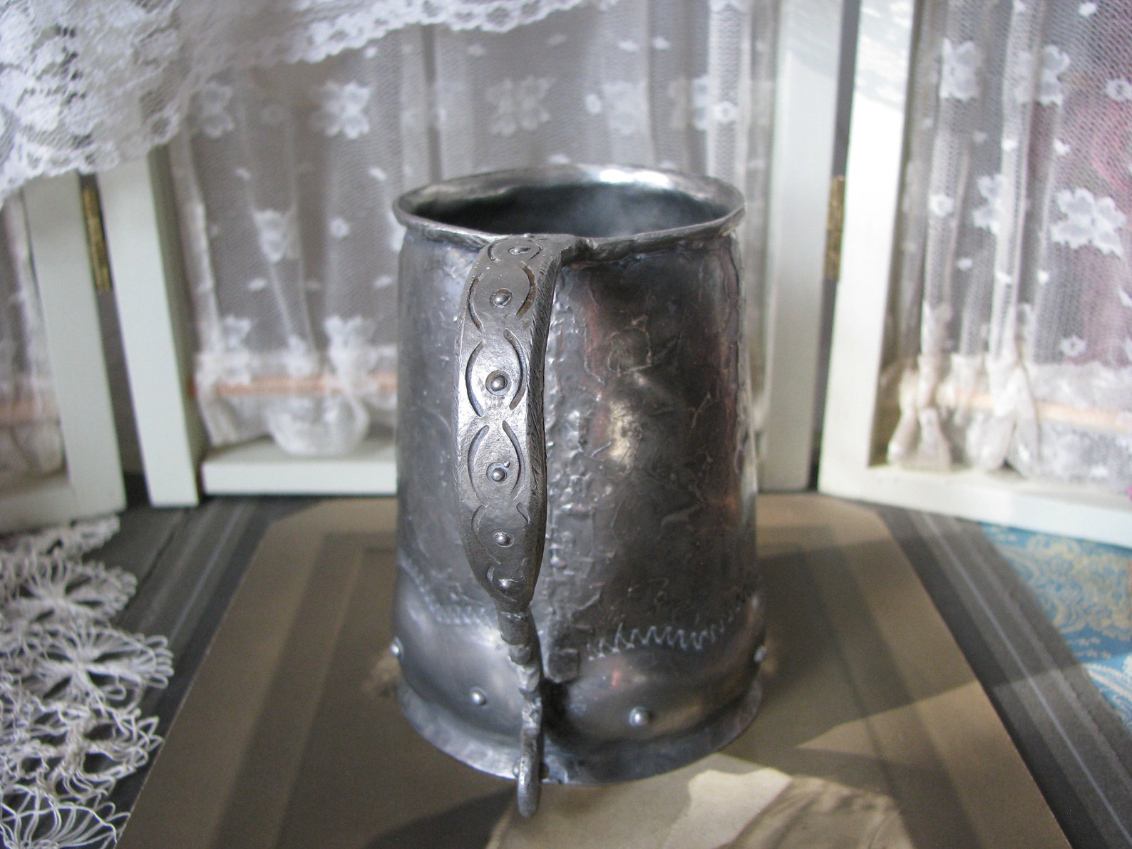 Antique Tin Cup Arts & Crafts Tin Cup Arts N Crafts Cup - Etsy