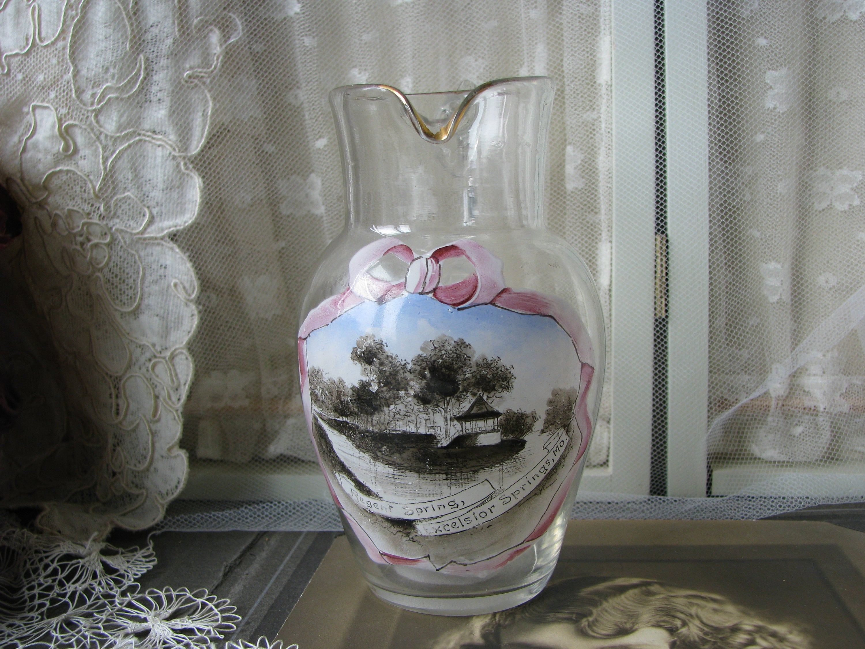 Flint Glass Pitcher - Etsy